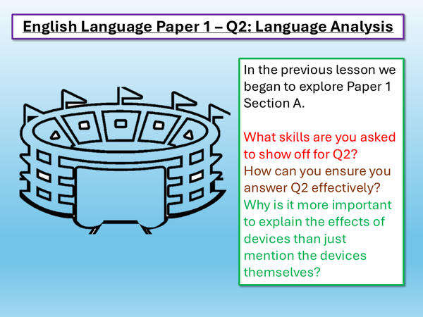 AQA English Language Paper 1 Q2 Language Analysis 2026 – EnglishGCSE.co.uk