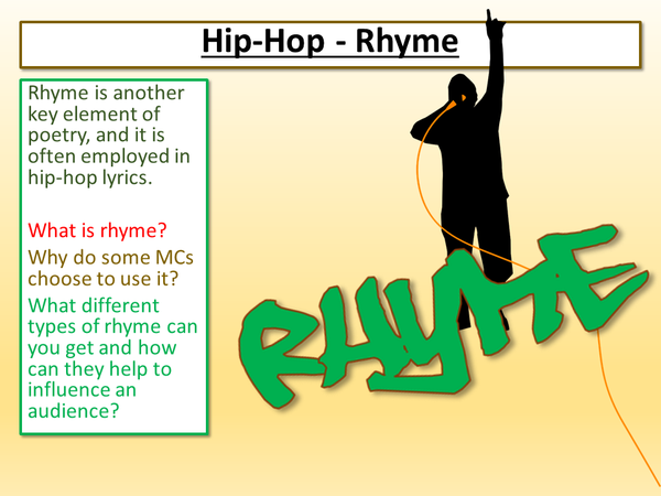 Hip Hop Rhyme – EnglishGCSE.co.uk
