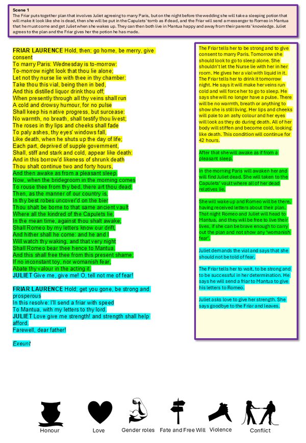 Romeo and Juliet Act 4 Annotated – EnglishGCSE.co.uk