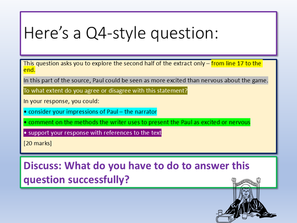 AQA English Language Paper 1 Q4 Revision – EnglishGCSE.co.uk