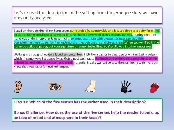 Edexcel IGCSE English Language Paper 2 Imaginative Writing Settings ...