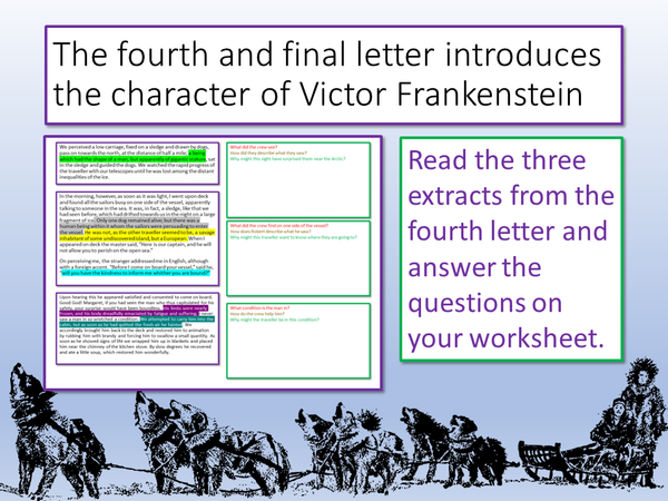 Frankenstein Meeting Victor – EnglishGCSE.co.uk