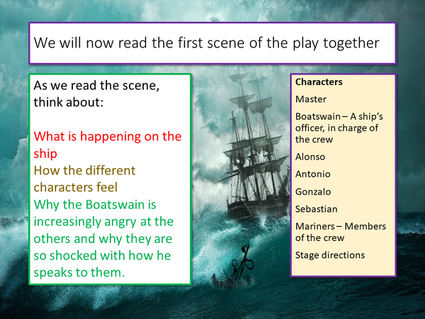 The Tempest Introduction – EnglishGCSE.co.uk