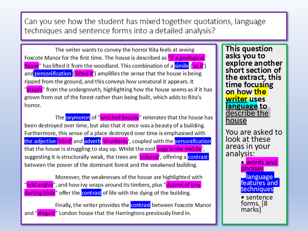AQA English Language Paper 1 November 2024 Walkthrough – EnglishGCSE.co.uk