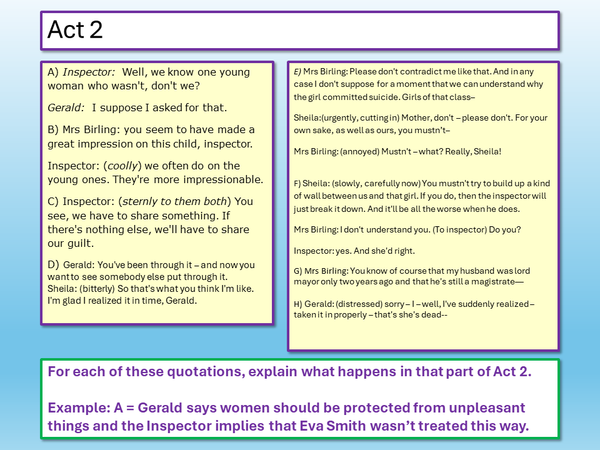 An Inspector Calls Revision 2025 Masterclass – EnglishGCSE.co.uk