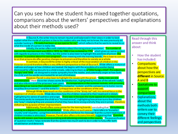 AQA English Language Paper 2 Q4 Comparisons 2026 – EnglishGCSE.co.uk