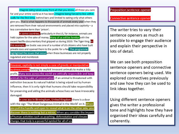 AQA English Language Paper 2 Q5 2026: Sentences – EnglishGCSE.co.uk