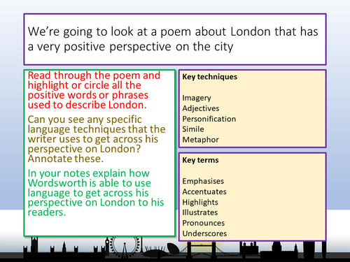 Composed Upon Westminster Bridge William Wordsworth – EnglishGCSE.co.uk