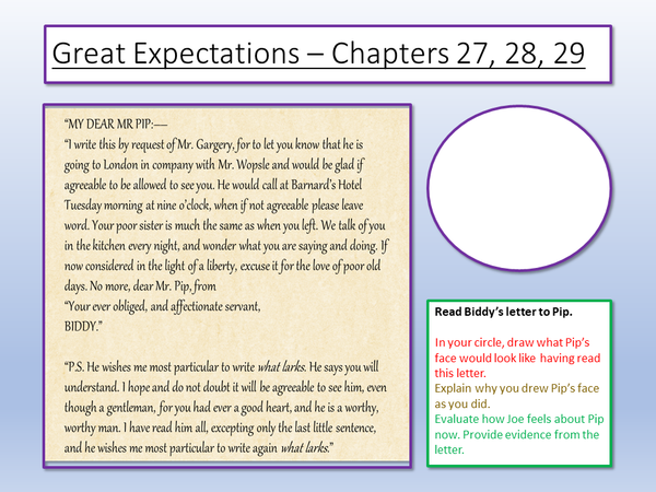 Great Expectations Chapters 27, 28 and 29 – EnglishGCSE.co.uk