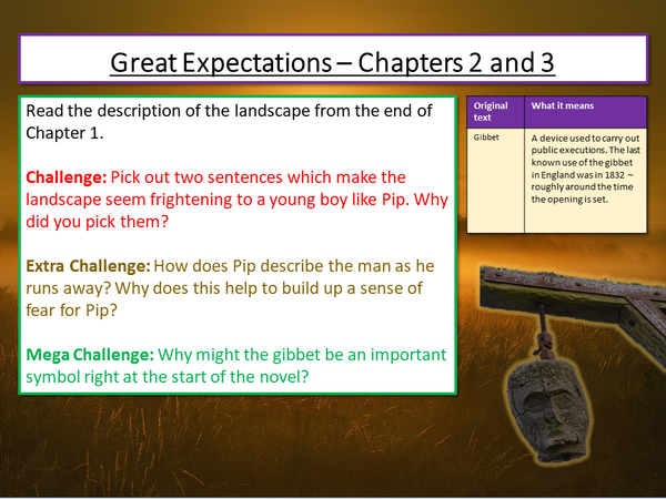 Great Expectations Chapters 2 and 3 – EnglishGCSE.co.uk