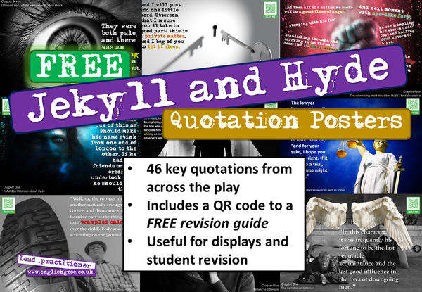 Jekyll and Hyde Quote Display Posters – EnglishGCSE.co.uk