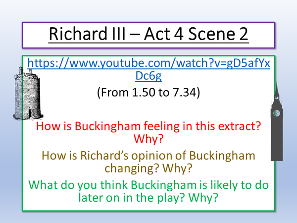 Richard III Act 4 Scene 2 – EnglishGCSE.co.uk