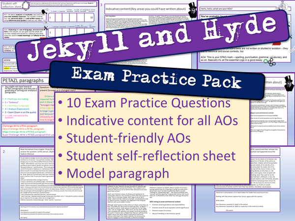 Jekyll and Hyde Exam Practice Questions – EnglishGCSE.co.uk