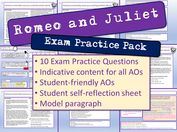 Romeo and Juliet Complete Unit – EnglishGCSE.co.uk