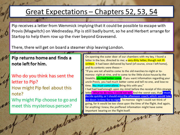 Great Expectations Chapters 52, 53 and 54 – EnglishGCSE.co.uk