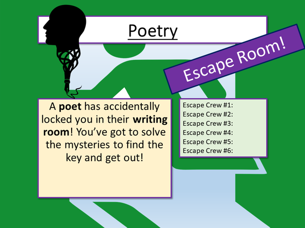 Poetry Escape Room – EnglishGCSE.co.uk