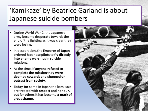 Kamikaze Beatrice Garland – EnglishGCSE.co.uk