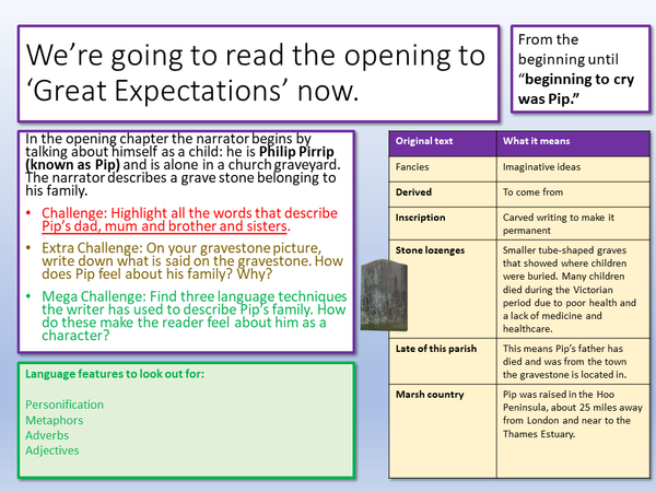 Great Expectations Complete Scheme of Work – EnglishGCSE.co.uk