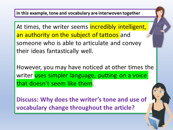 Non-Fiction Vocabulary and Tone – EnglishGCSE.co.uk