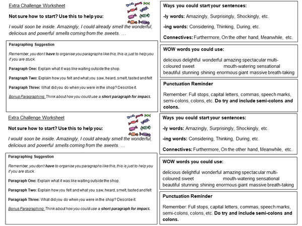 Descriptive Writing Practice – EnglishGCSE.co.uk