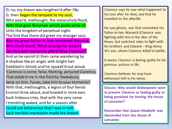 Richard III Act 1 Scene 4 – EnglishGCSE.co.uk