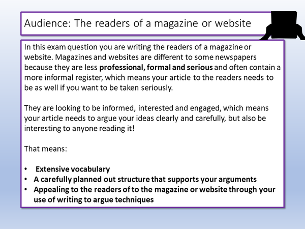 AQA English Language Paper 2 Section B Question 5 Walkthrough ...