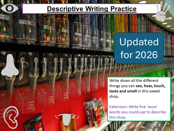 Descriptive Writing Practice – EnglishGCSE.co.uk