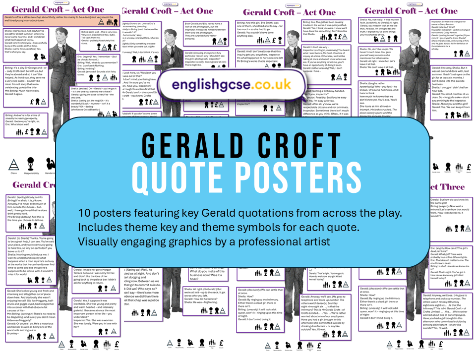 Gerald Croft Important Quotes An Inspector Calls: Key Quotations