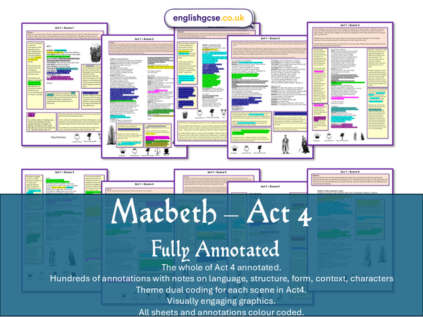 Macbeth Act 4 Annotated – EnglishGCSE.co.uk