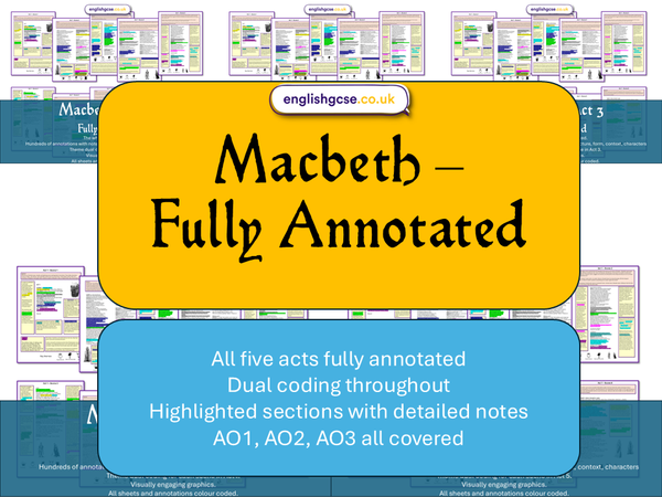 Macbeth Annotated - Full Play – EnglishGCSE.co.uk