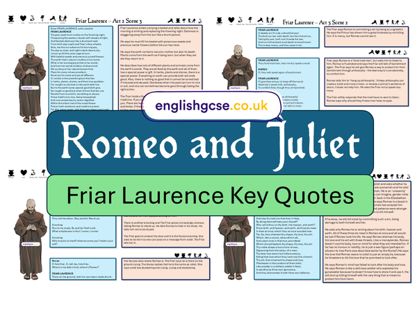 Romeo and Juliet Friar Laurence Quotes – EnglishGCSE.co.uk