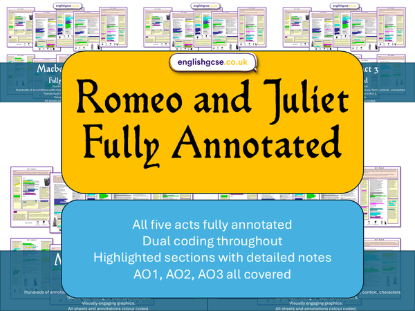 Romeo and Juliet Annotated - Full Play – EnglishGCSE.co.uk