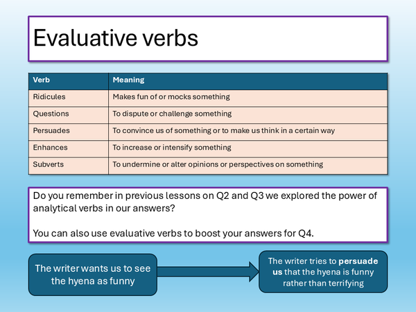 AQA English Language Paper 1 Q4 Critical Evaluation 2026 – EnglishGCSE ...