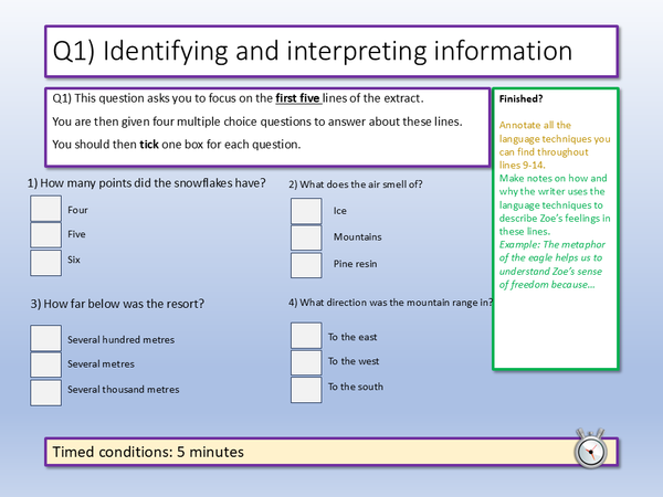 AQA English Language Paper 1 November 2019 Walkthrough – EnglishGCSE.co.uk