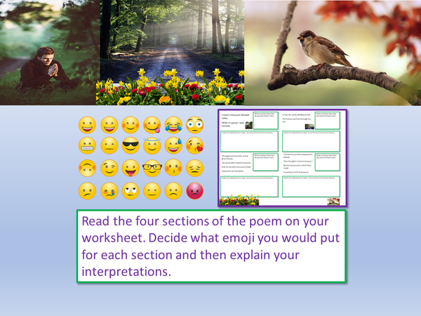 Lines Written in Early Spring William Wordsworth – EnglishGCSE.co.uk