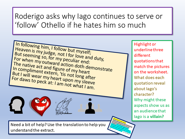 Othello Introduction - Year 7 – EnglishGCSE.co.uk