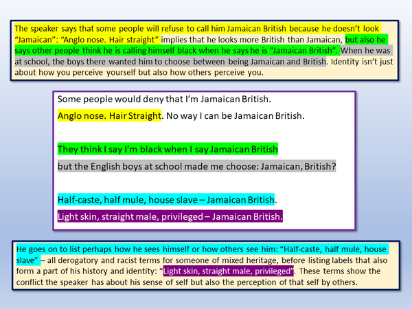 Jamaican British Poem – EnglishGCSE.co.uk