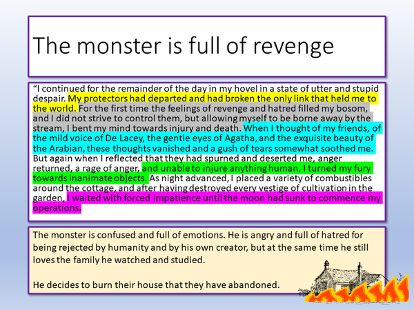 Frankenstein: Chapters 16-24 : Frankenstein — Chapter 23 Summary ...