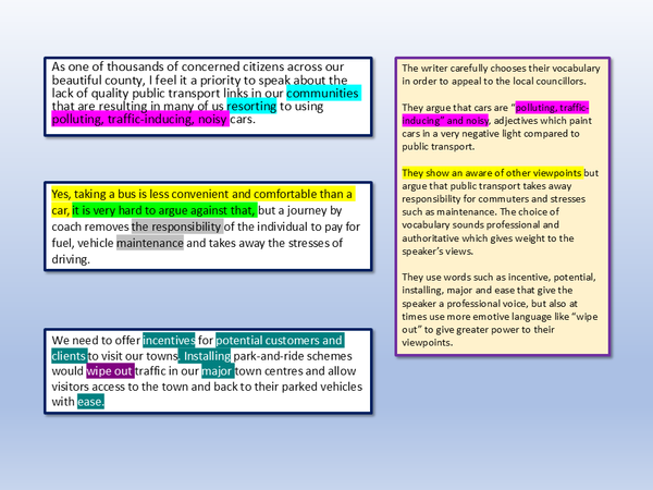 AQA English Language Paper 2 Q5/Section B 2026 - Vocabulary and Tone ...