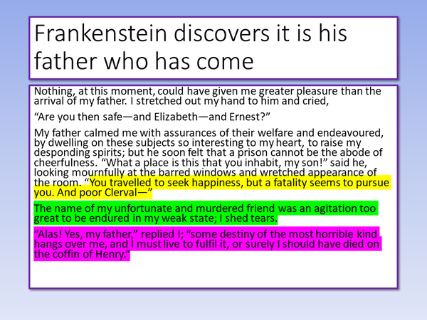 Frankenstein Symbols – EnglishGCSE.co.uk