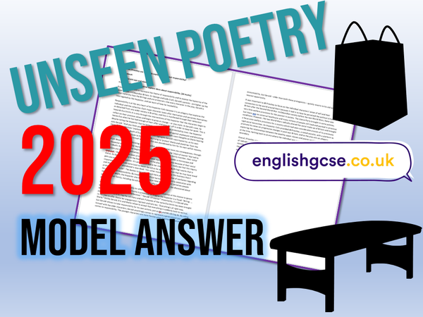 Unseen Poetry 2025 Model Answers – EnglishGCSE.co.uk