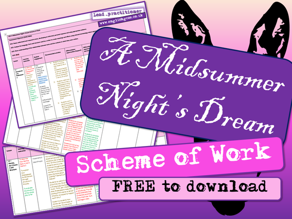 A Midsummer Night's Dream Scheme of Work Document – EnglishGCSE.co.uk