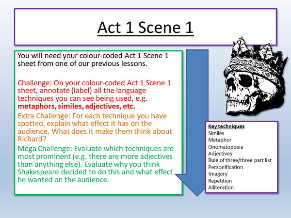 Richard III Act 1 Scene 1 – EnglishGCSE.co.uk