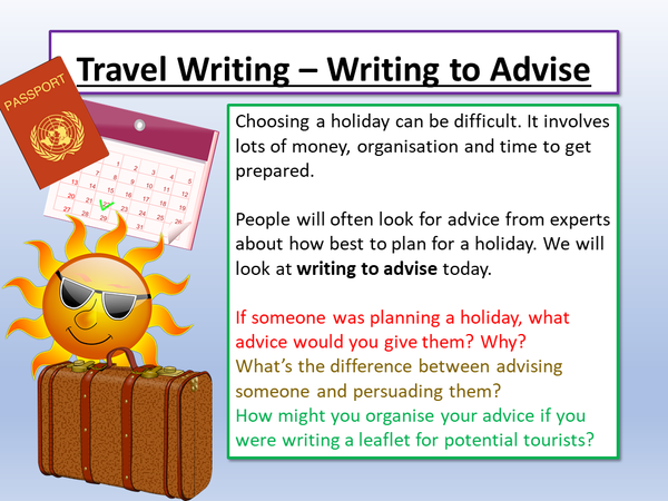 Travel Writing Leaflets – EnglishGCSE.co.uk