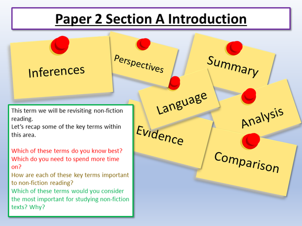 Introduction to English Language Paper 2 – EnglishGCSE.co.uk