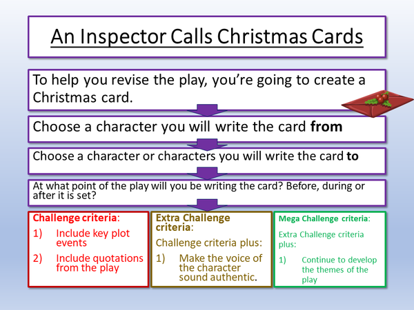 English Christmas Revision – EnglishGCSE.co.uk