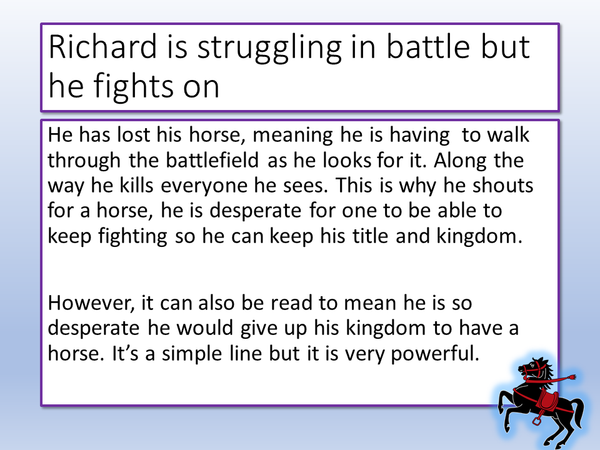 Richard III Final Scenes – EnglishGCSE.co.uk