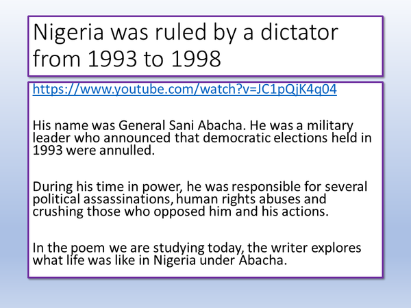 Not My Business Poem – EnglishGCSE.co.uk