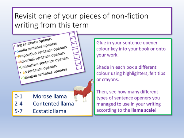 KS3 Sentences – EnglishGCSE.co.uk