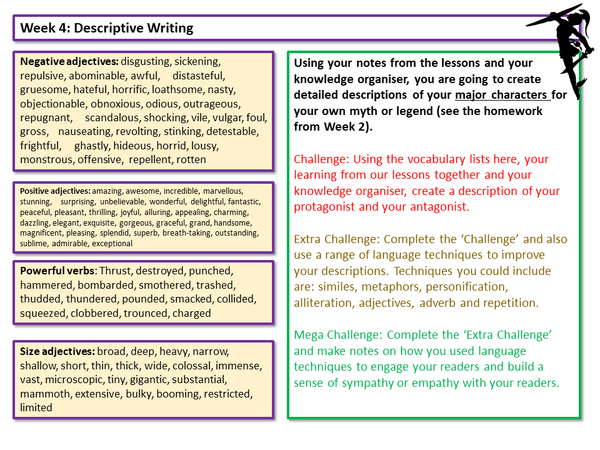 Myths and Legends Homework – EnglishGCSE.co.uk